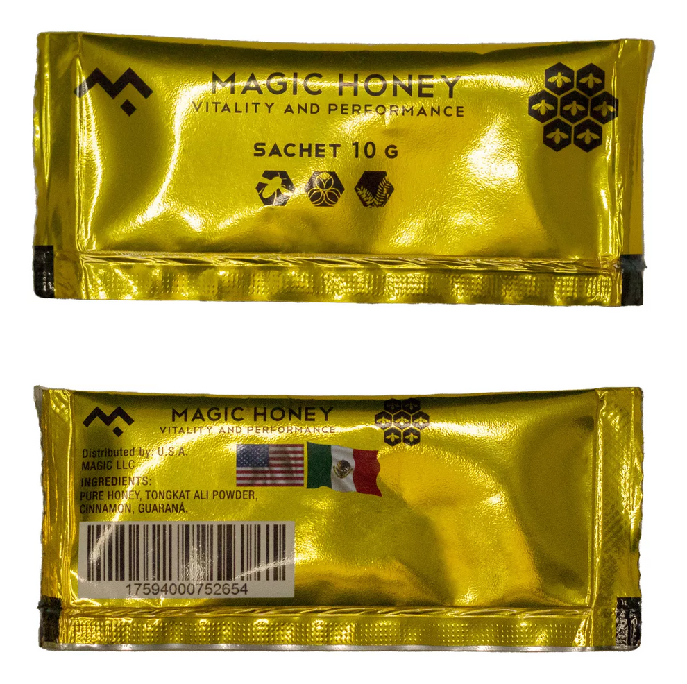 Dúo de 1 Sachet Magic Honey + 1 Caja Magic Delay (3 Días de Rendimient – Magic Honey México